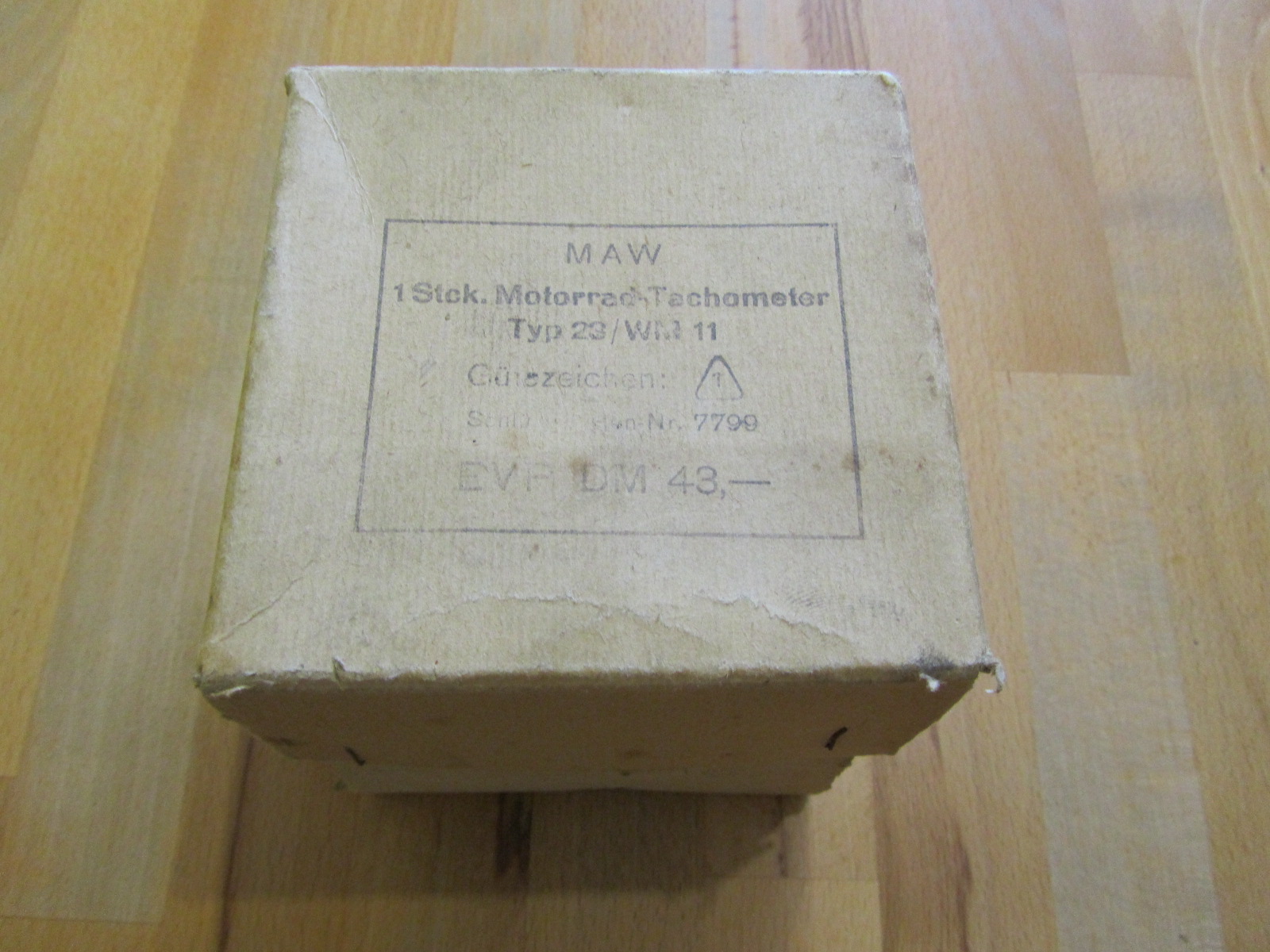 Neuer Original Verpackter MAW Tacho - R35 - Das Forum